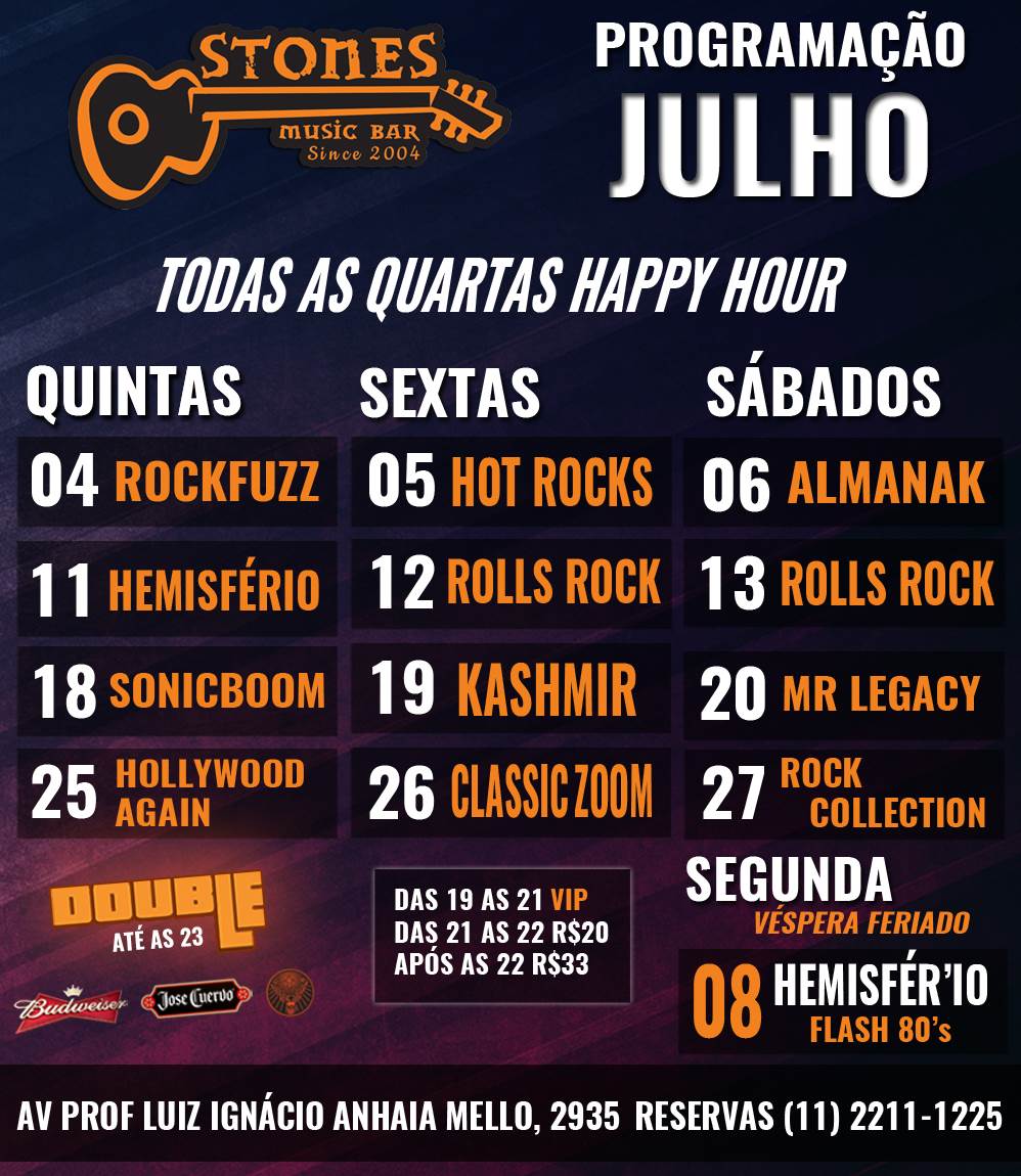 Stones Music Bar – Site Oficial Stones Music Bar